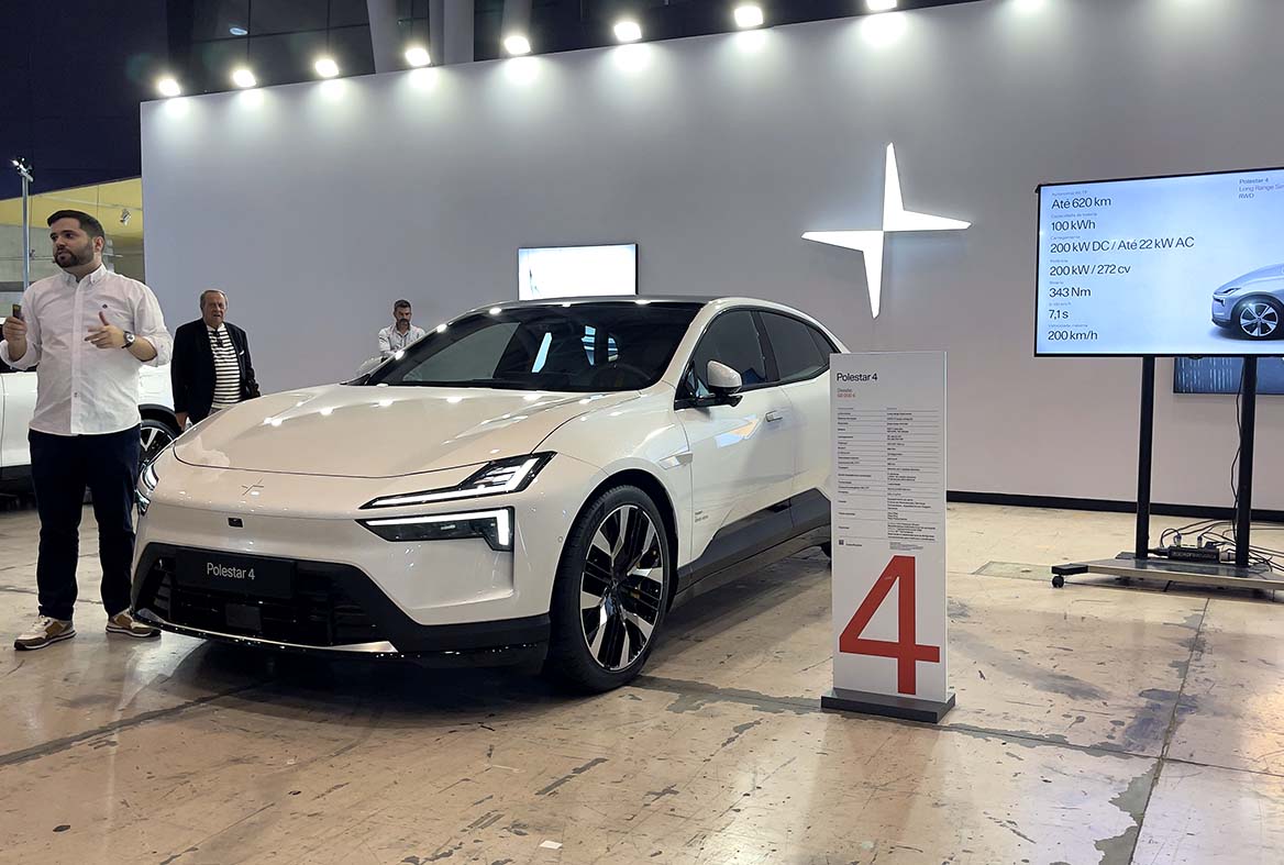 Polestar 4, o inovador SUV coupé, foi apresentado oficialmente em Lisboa, no ECAR Show ...